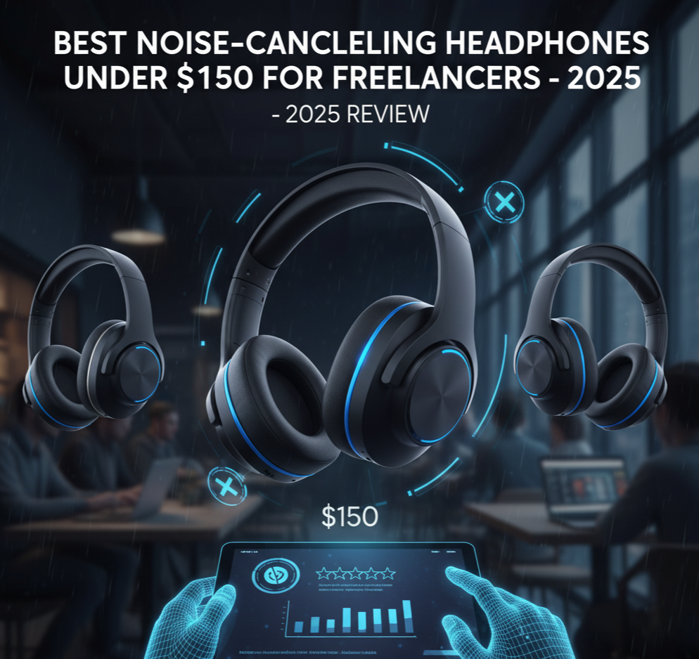 Best Noise-Cancelling Headphones Under $150 for Freelancers – 2025 Review